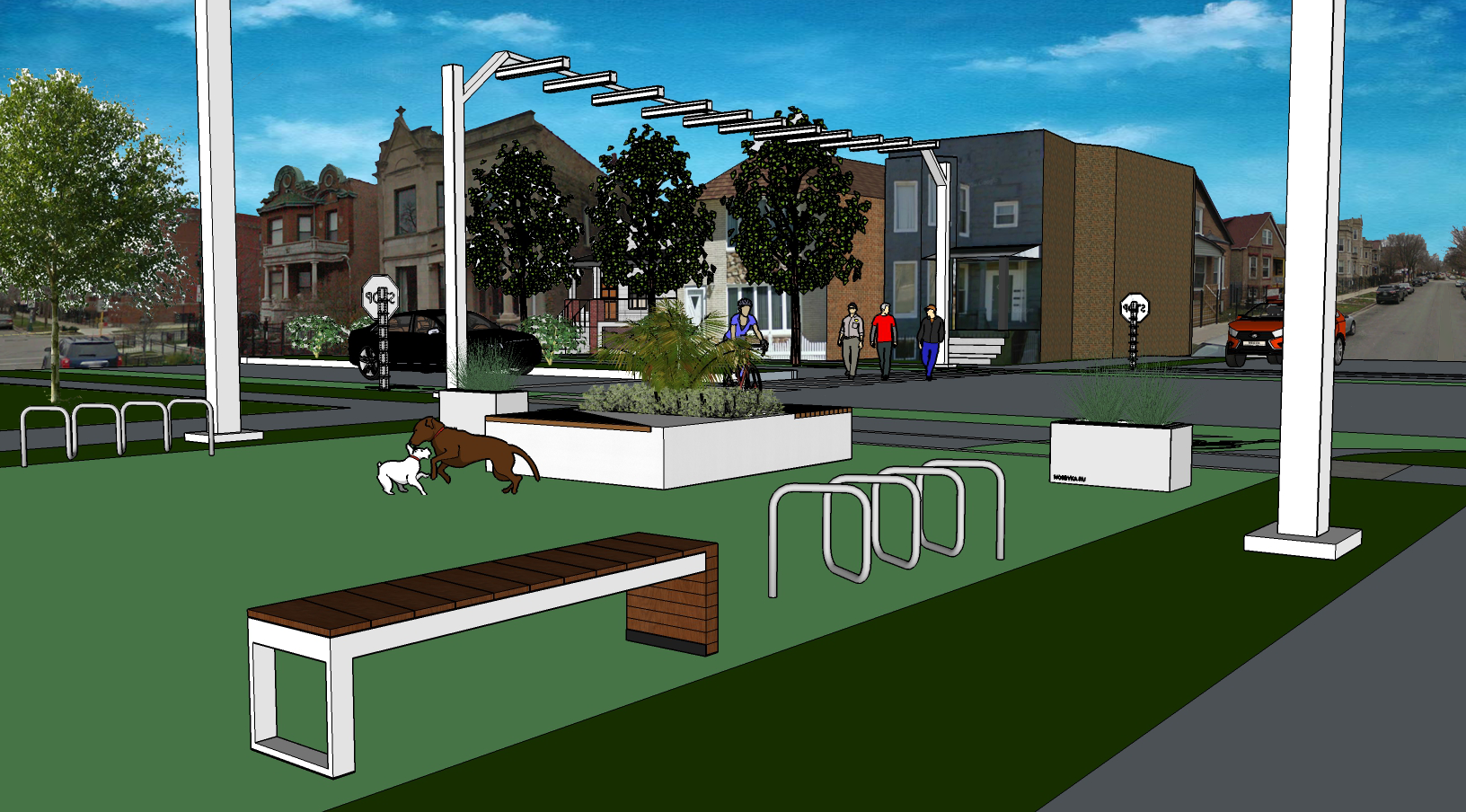 HUMBOLDT PARK PEDESTRIANIZATION PROJECT – ANTON ROZHKOV